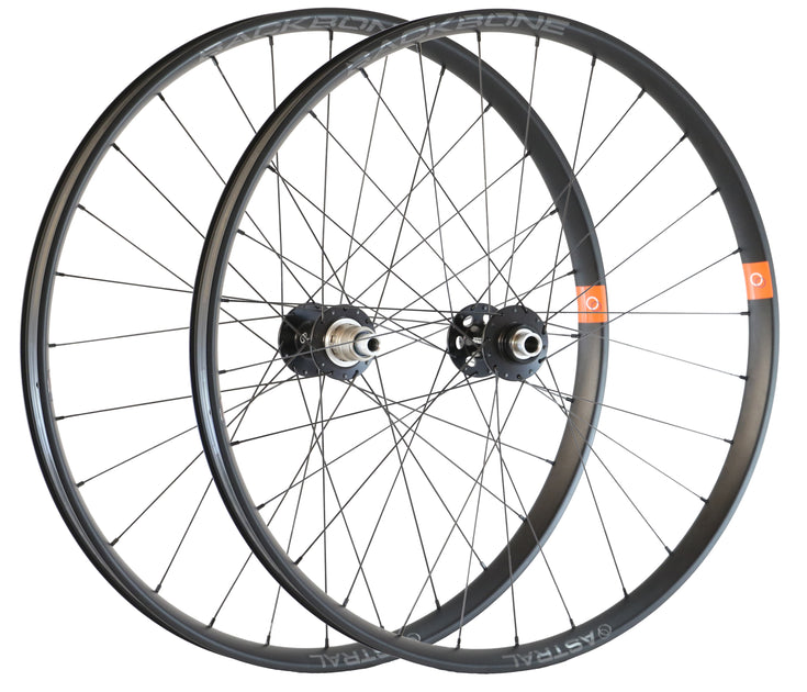 Backbone Wheelset, 27.5", White CLD+ hubs – Astral Cycling